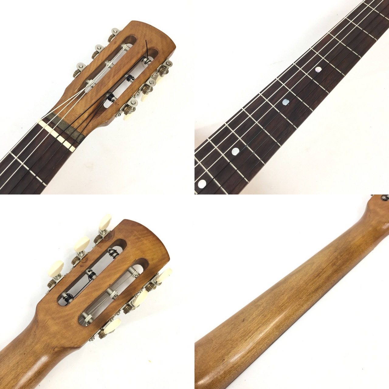 Raffaele Calace Classic Guitar 1930 wide flame SideBack(made din Italy ...