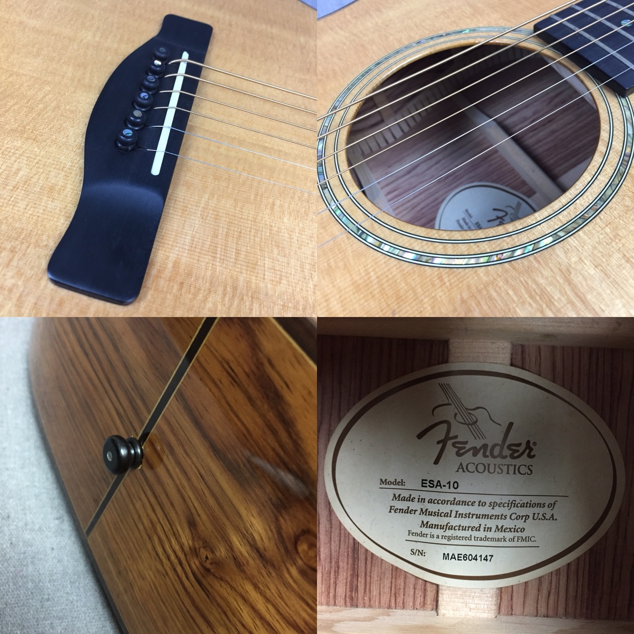 Fender Acoustics ENSENADA SERIES ESA-10C 買取ました！ ￥82800で販売中！ #船橋 #買取 ...