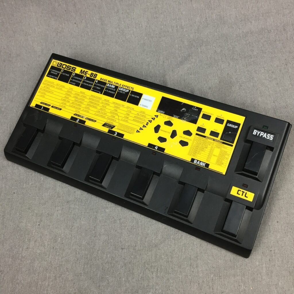 BOSS BOSS ME-8B ベースマルチエフェクター 1999年製買取ました！デジマートにて￥4980で販売中！#チバカン楽器 #楽器 ...