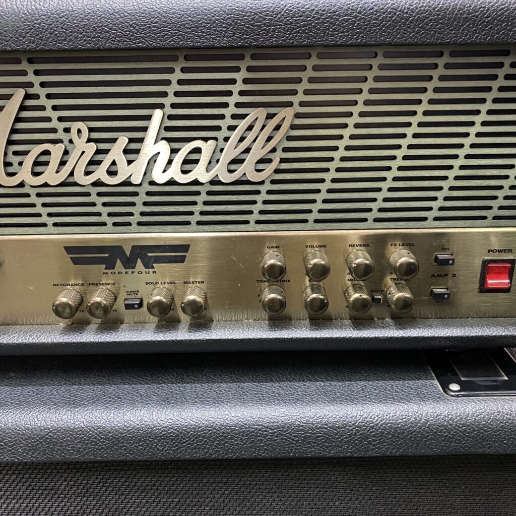 Marshall MODE FOUR MF350 HEAD AMP & MF400A キャビネット セット買取ました デジマートにて￥ ...