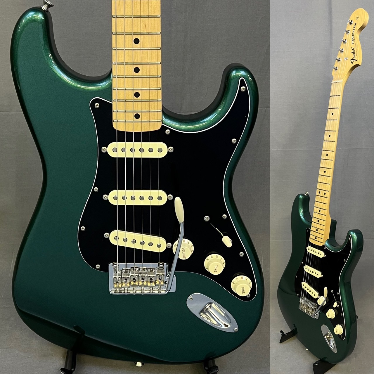 Fender MADE IN JAPAN HYBRID 68 STRATOCASTER Sherwood Green Metallic ...